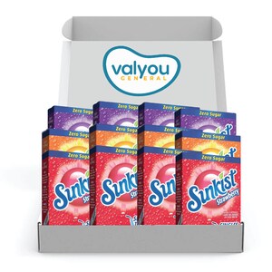 12 Packs | Sunkist Variety Singles to Go Drink Mix | Choose Your Own ...