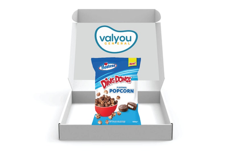 1 Bag | New Hostess Ding Dongs Flavored Popcorn | 10oz | Movie and Game ...