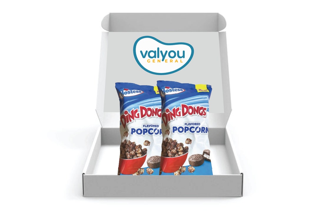 2 Bags | New Hostess Ding Dongs Flavored Popcorn | 3oz | Movie and Game ...