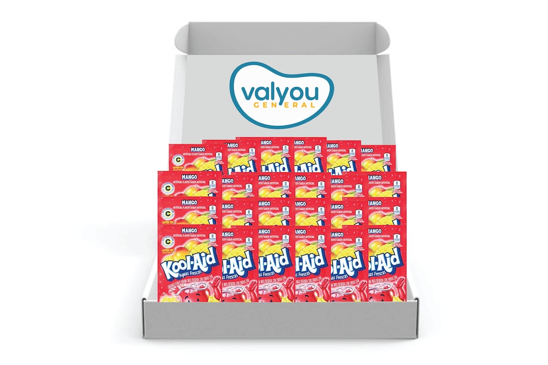 48 Packs full Box Kool-aid Mango Powdered Soft Drink Mixes Koolaid ...