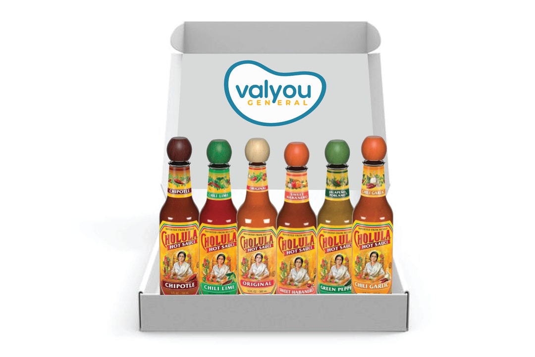 6x Bottles Cholula Variety Flavor & Heat Hot Sauce Authentic Signature ...