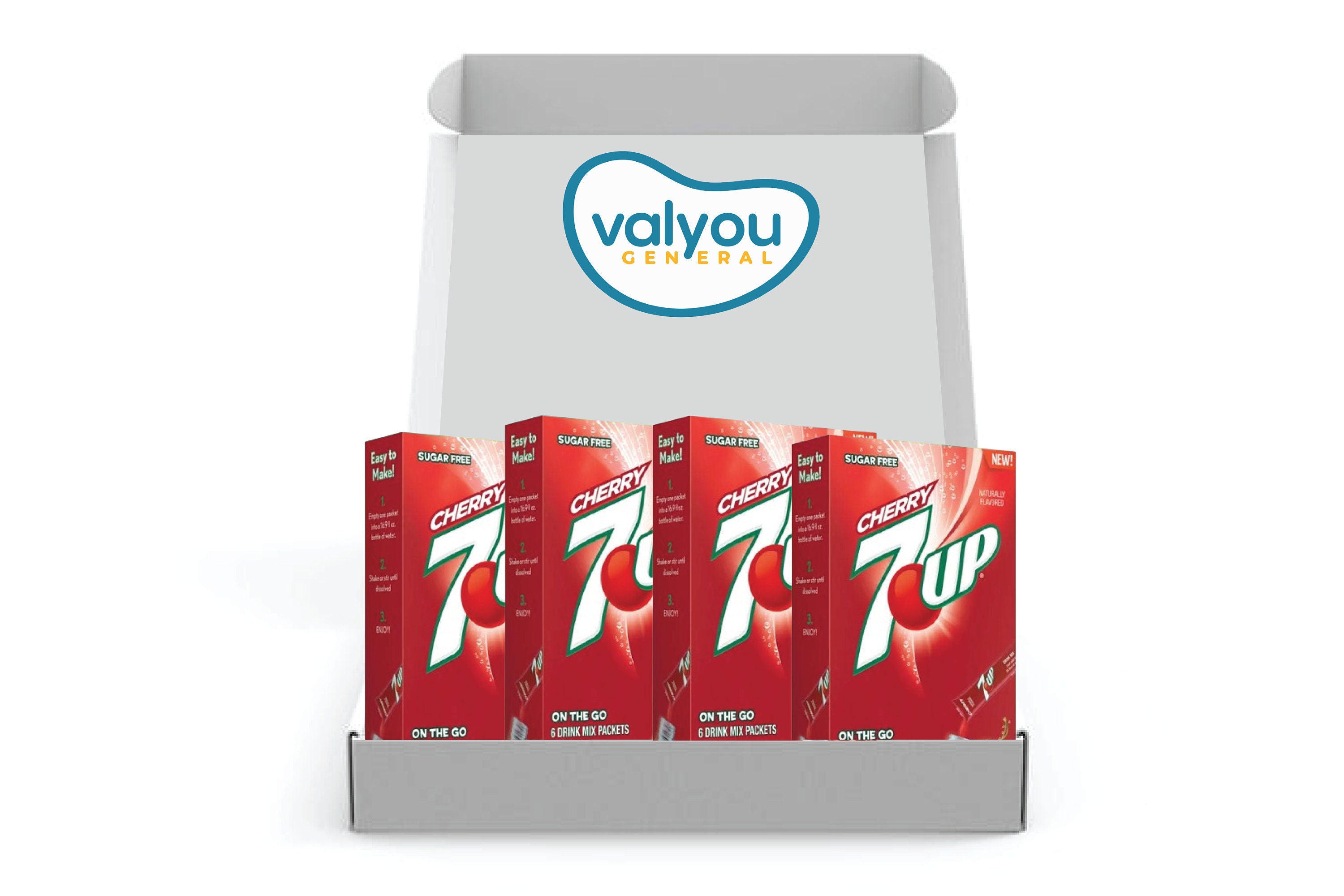 12 Packs (full Box) | 7up on the Go Variety Flavor Drink Mix | 6 ...