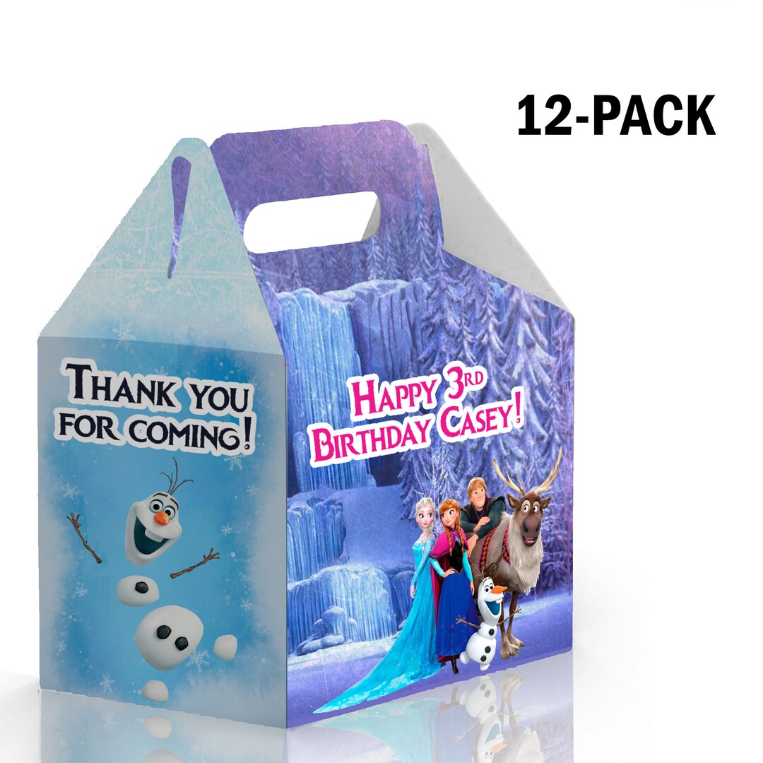 Olaf Gable Candy Boxes | 12-pack | Frozen, Olaf Party Favor and ...