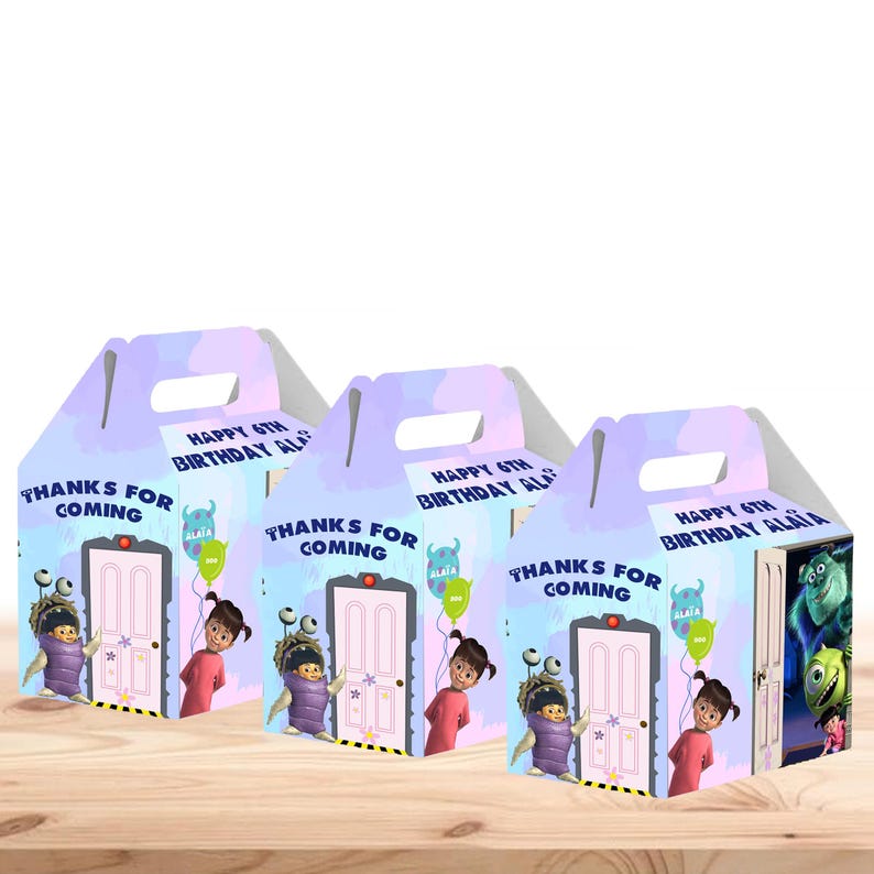 Boo From Monsters Inc Gable Candy Boxes 12-pack Monsters Inc, Boo ...
