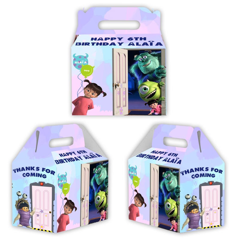 Boo From Monsters Inc Gable Candy Boxes 12-pack Monsters Inc, Boo ...