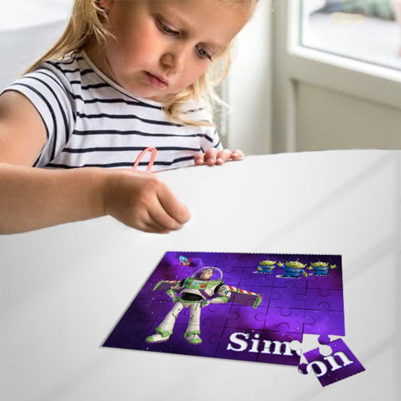 Buzz Lightyear Jigsaw Puzzle With Name 30pcs 7.5x9.5in Jigsaw Puzzle ...