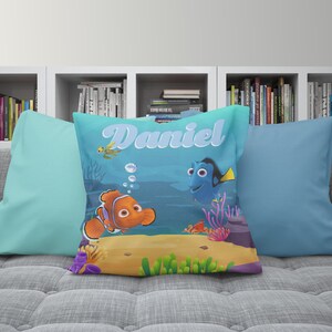 Finding Nemo Custom Pillow With Name or Without | 16x16in Insert ...