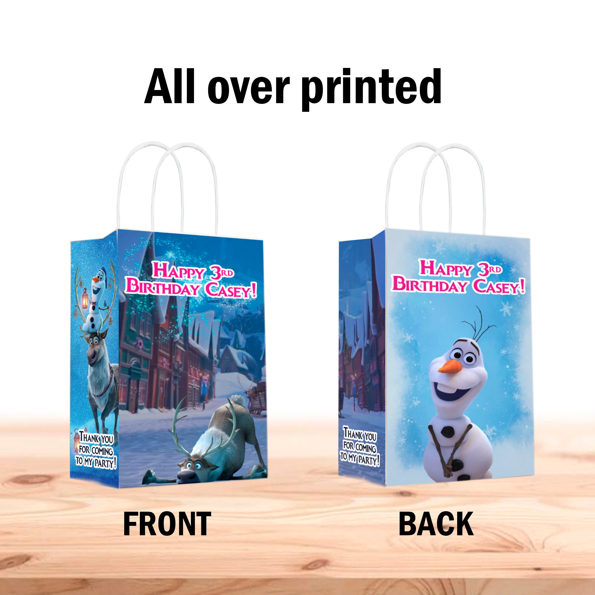 Olaf Gift Favor Bags 12-pack Frozen, Olaf Party Decor and Party ...
