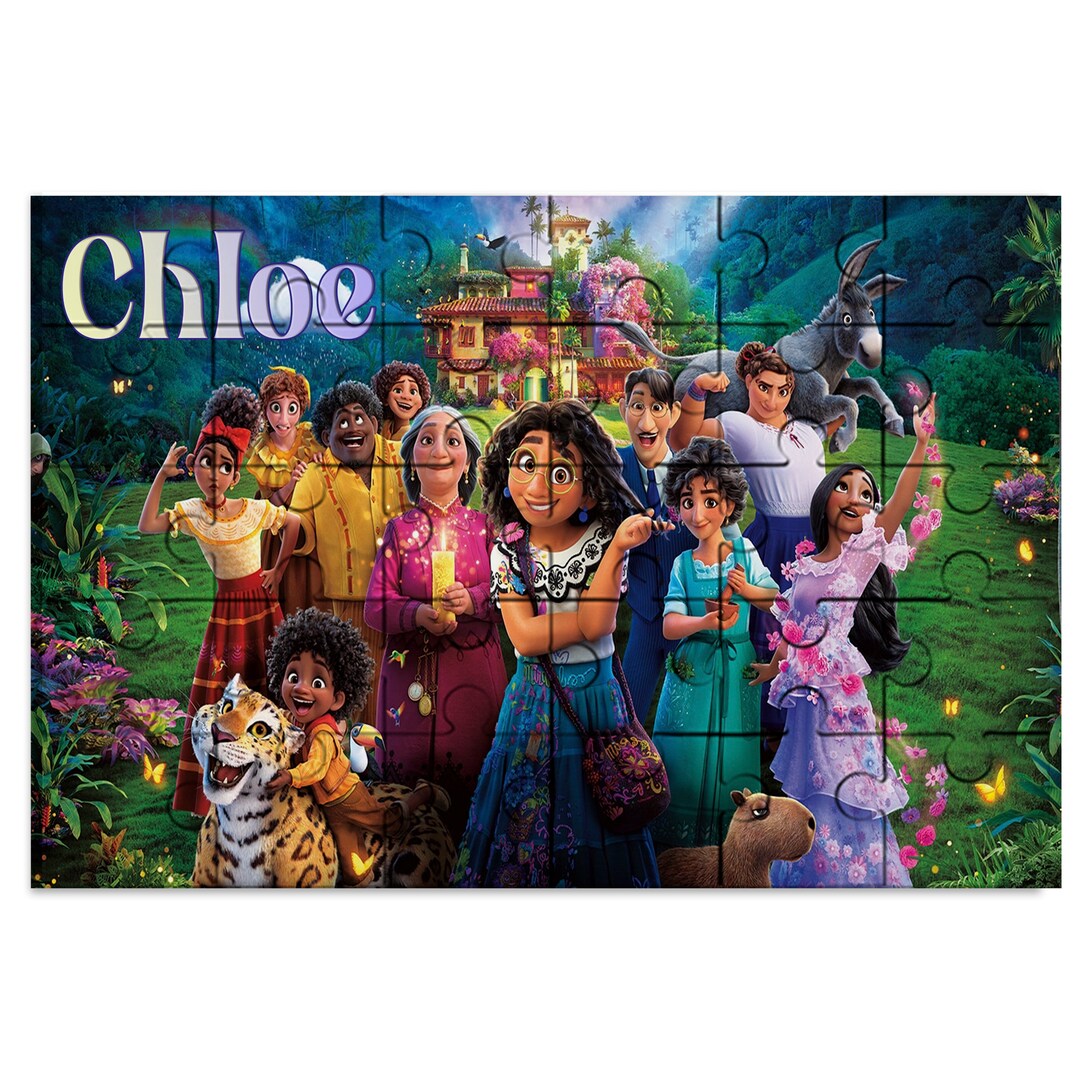 Encanto Movie Jigsaw Puzzle for Kids With Name - 30pcs | 7.5x9.5in ...