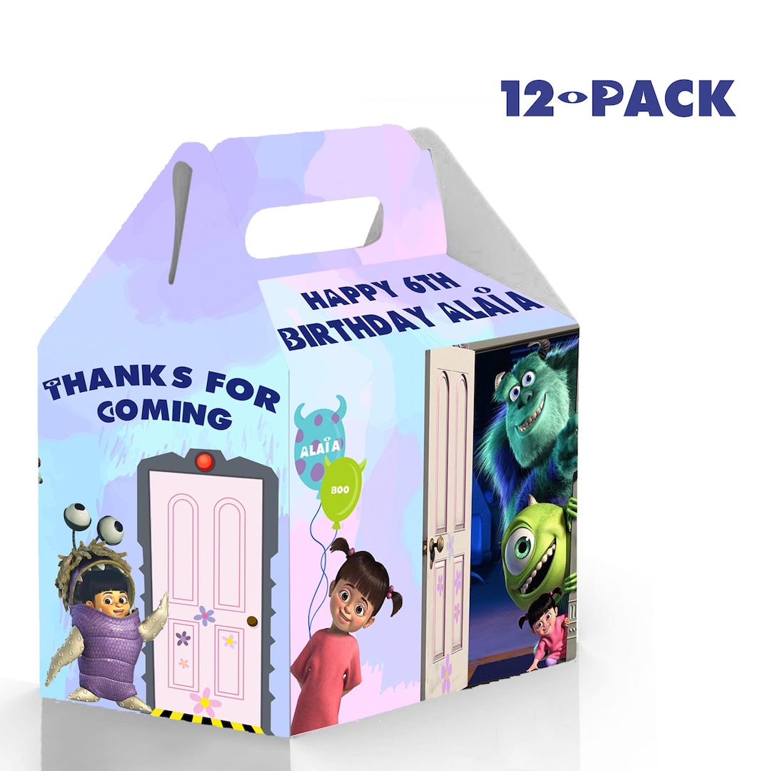 Boo From Monsters Inc Gable Candy Boxes | 12-pack | Monsters Inc, Boo ...