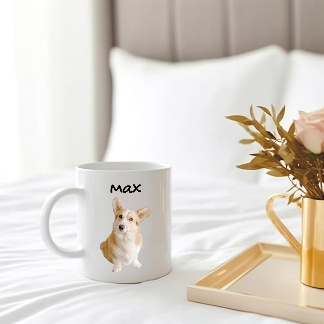 Custom Pet Mug, Using Pet Photo, Dog Photo Mug, Custom Coffee Mug ...