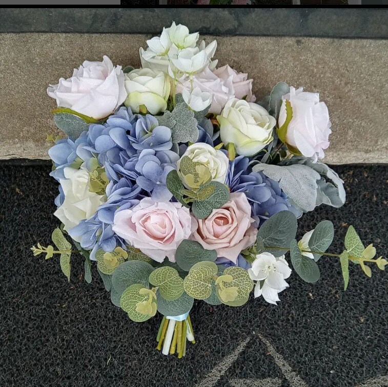 Artificial Bridal Bouquet - Etsy