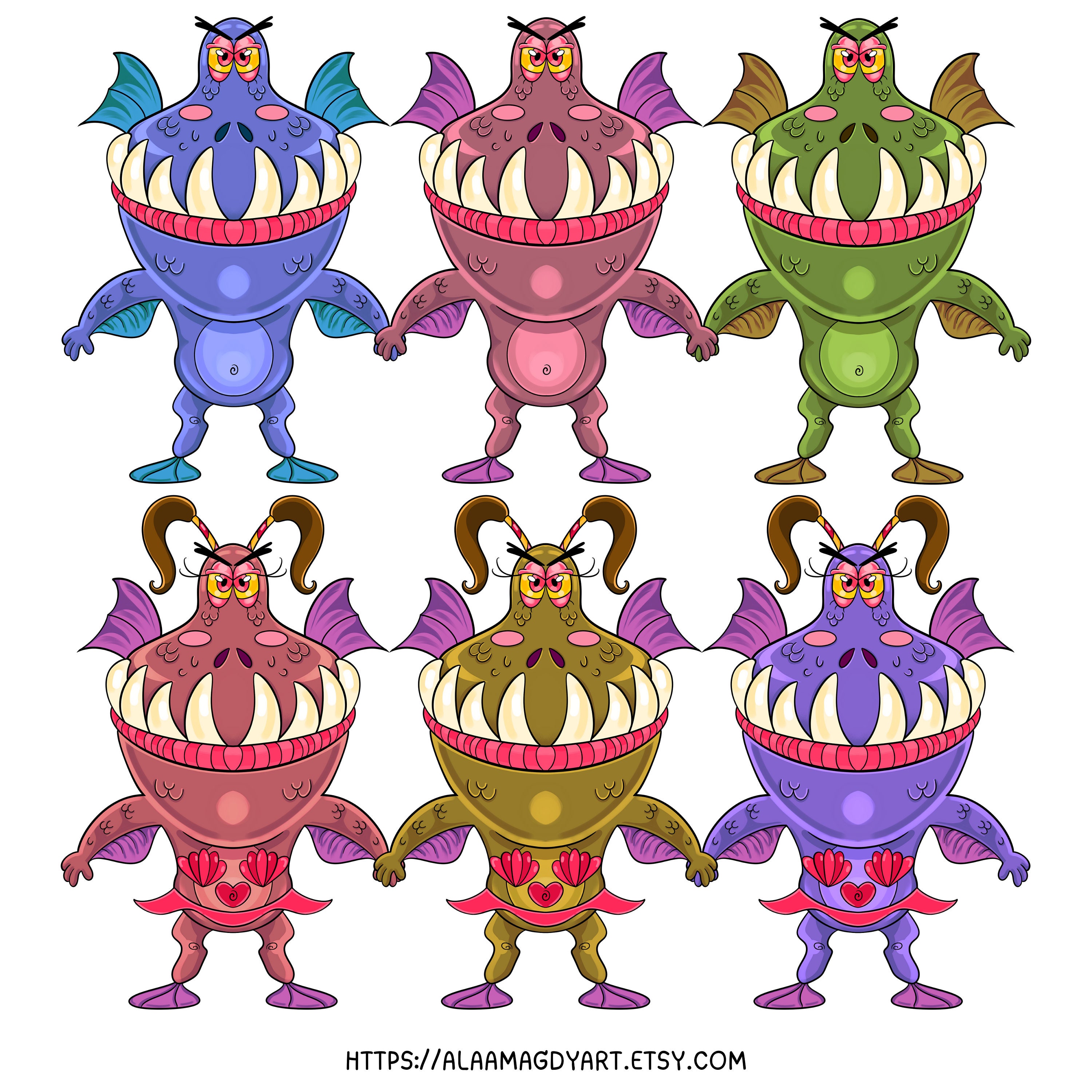 Funny Monster Clipart, Creepy Creatures, Critters, Halloween for Kids ...