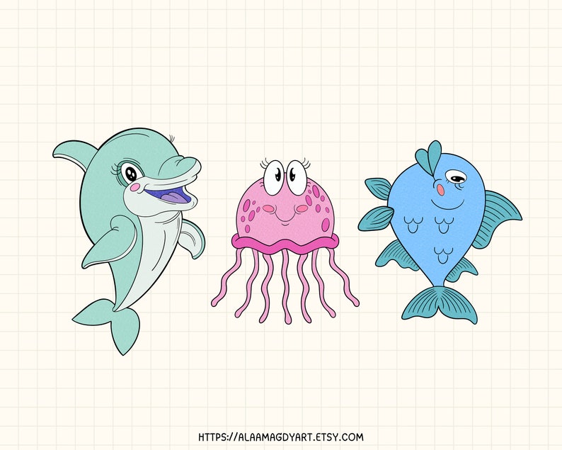 Animals Clipart - Cute Animals Illustration - 30 Animals Digital ...