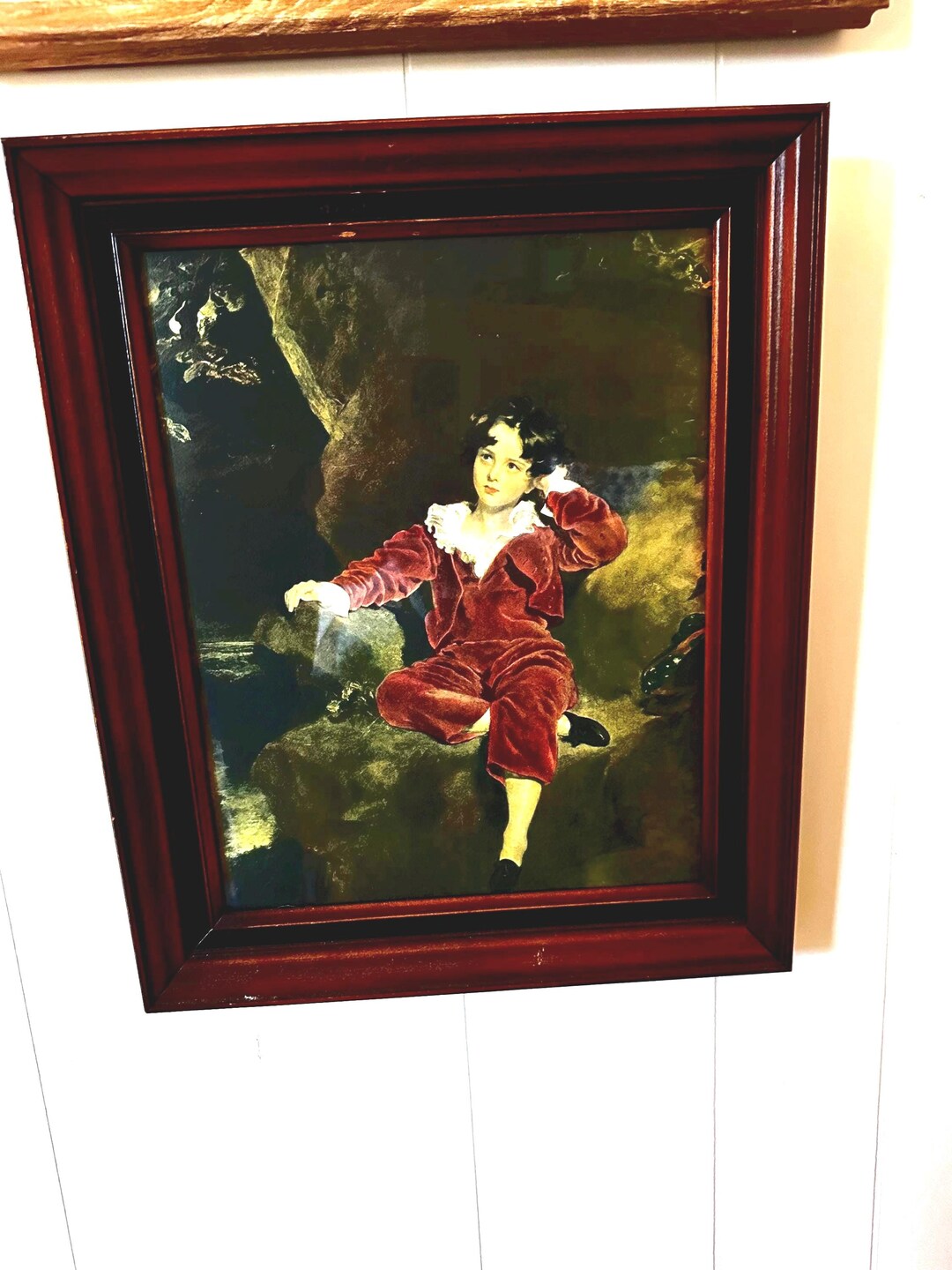 Sir Thomas Lawrence Painting of the Red Boy. Vintage Print & Vintage ...