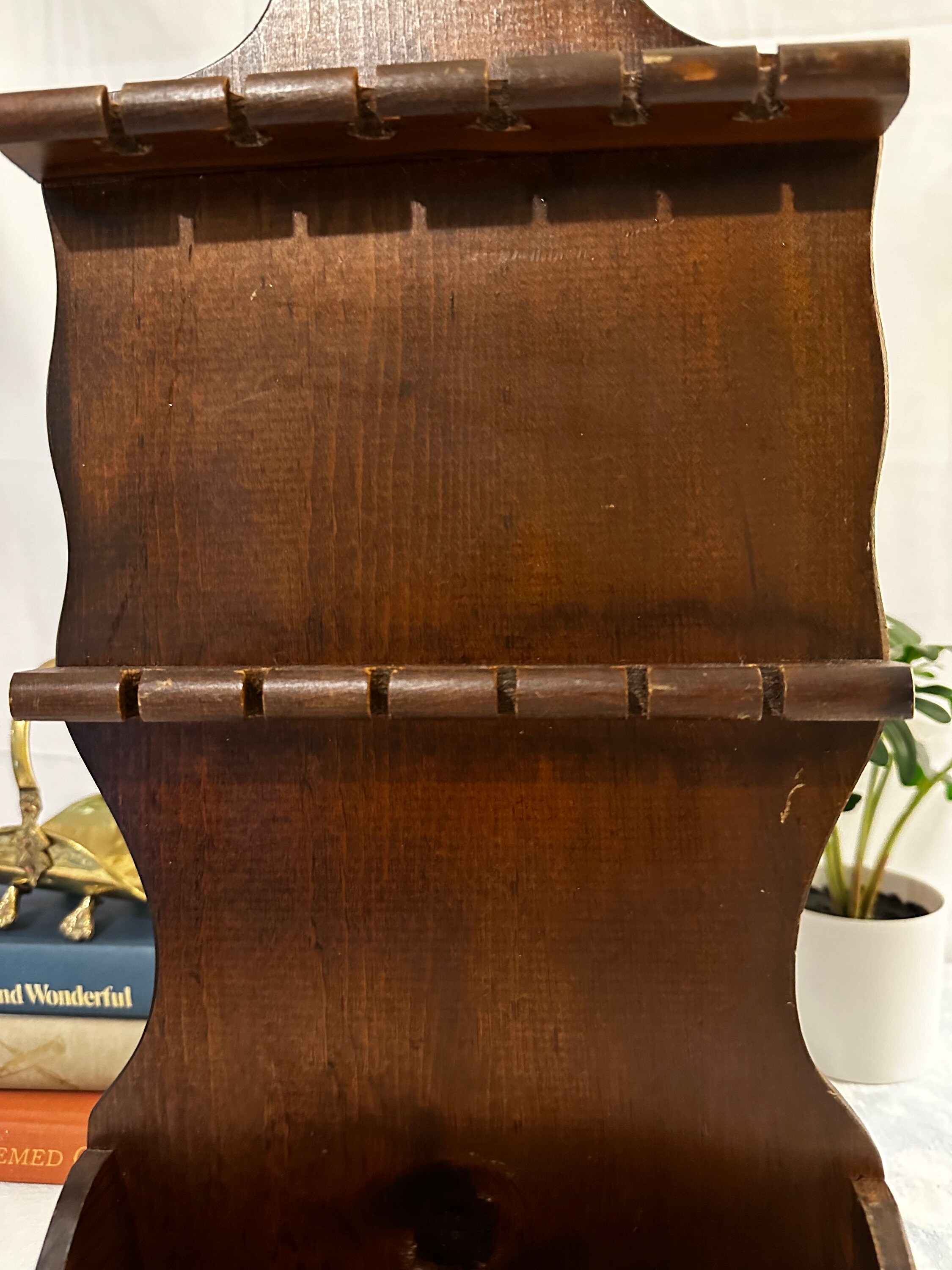 Vintage Collectible Spoon Holder (wall Hanging)| Wood| Cottage Style ...
