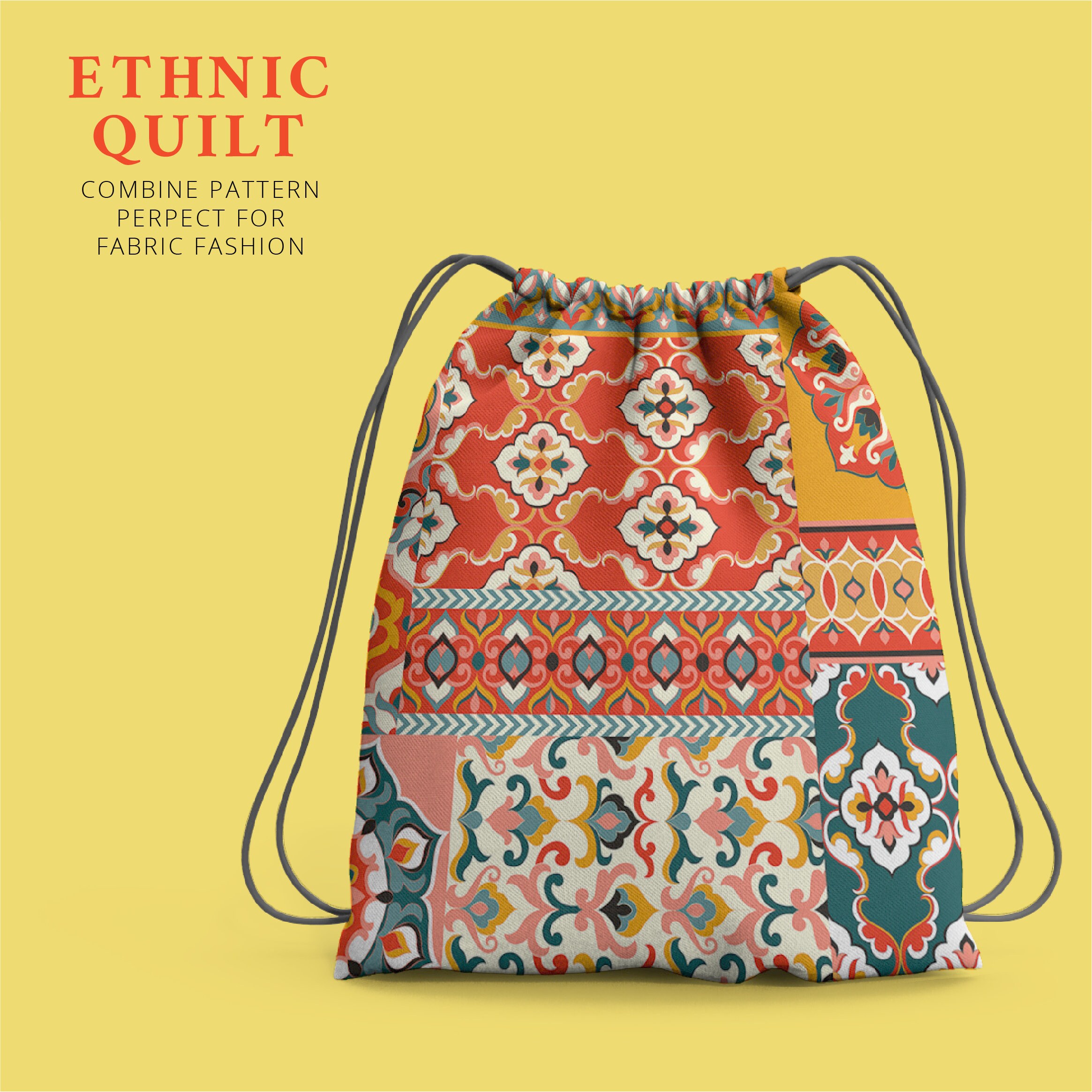 Ethnic Quilt Pattern & Motifs, Vector Motifs, Traditional Ethnic Print ...