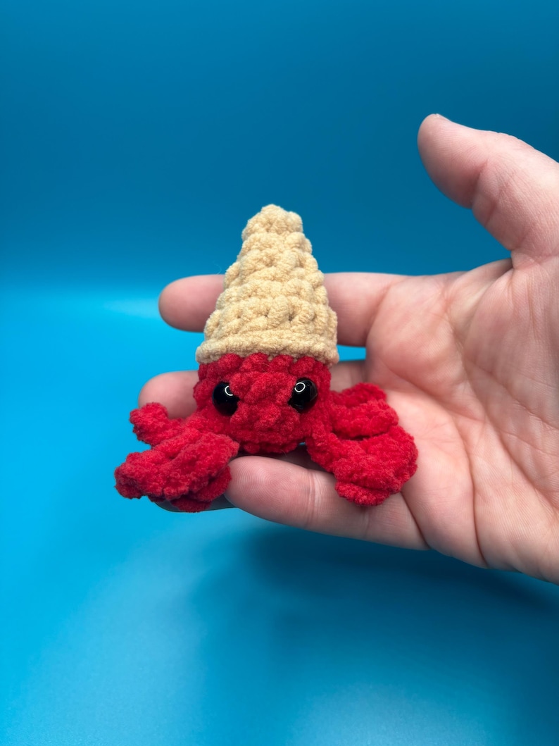 Hermit Crab Plushie | Custom Plush | Crochet Hermit Crab | Handmade ...