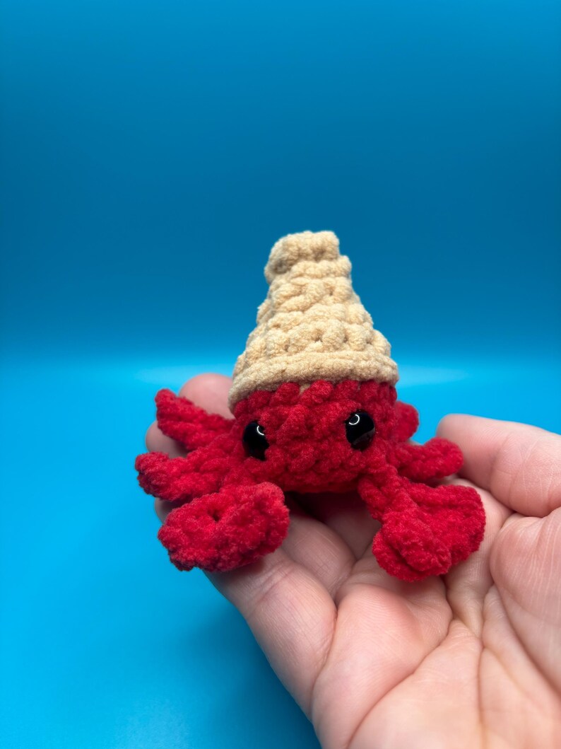 Crochet Hermit Crab Plushie | Handmade Custom Toy - Etsy