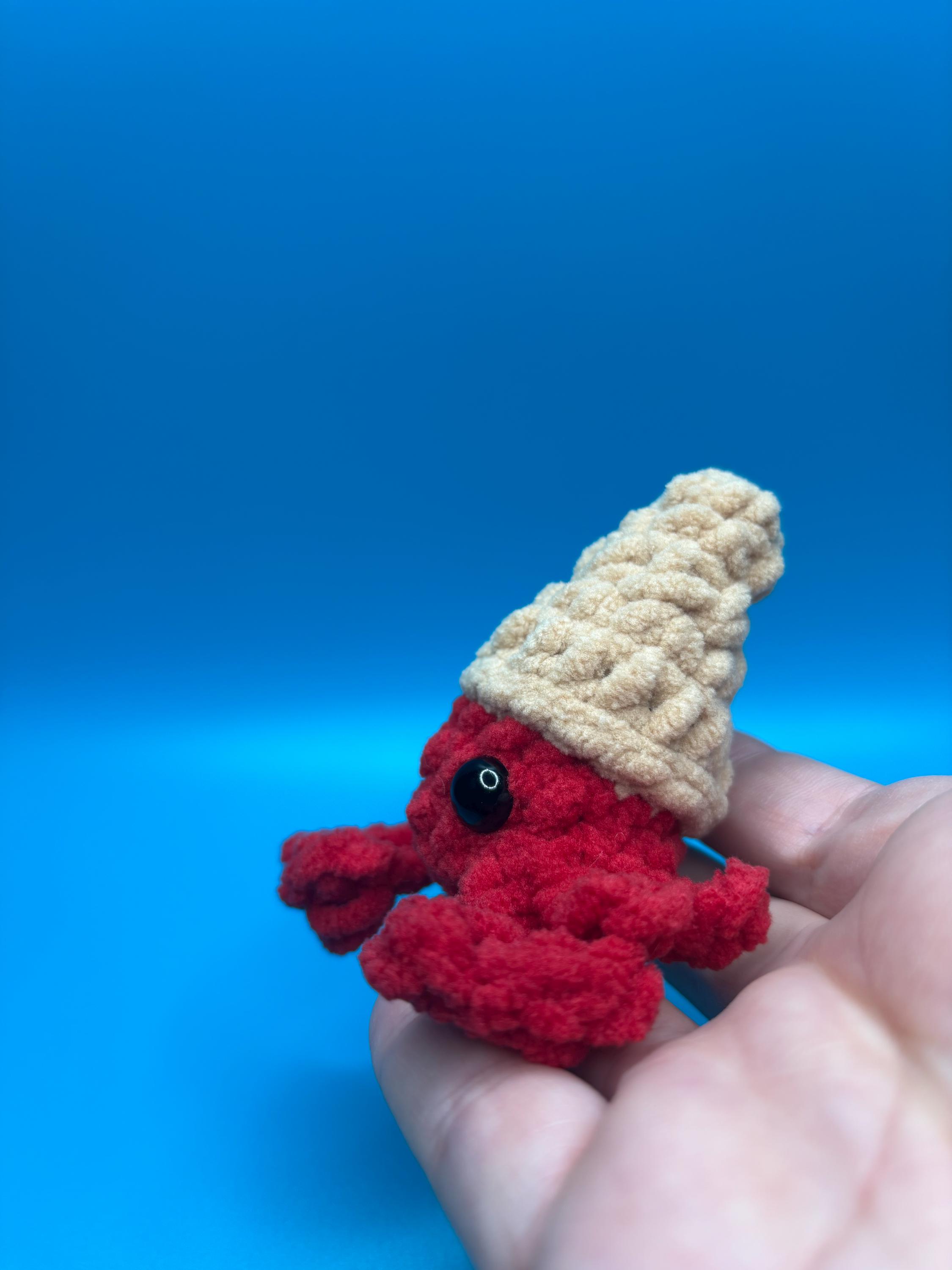 Hermit Crab Plushie | Custom Plush | Crochet Hermit Crab | Handmade ...