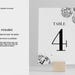 Disco Table Number | Disco Birthday Party & Bridal Shower Table Number ...