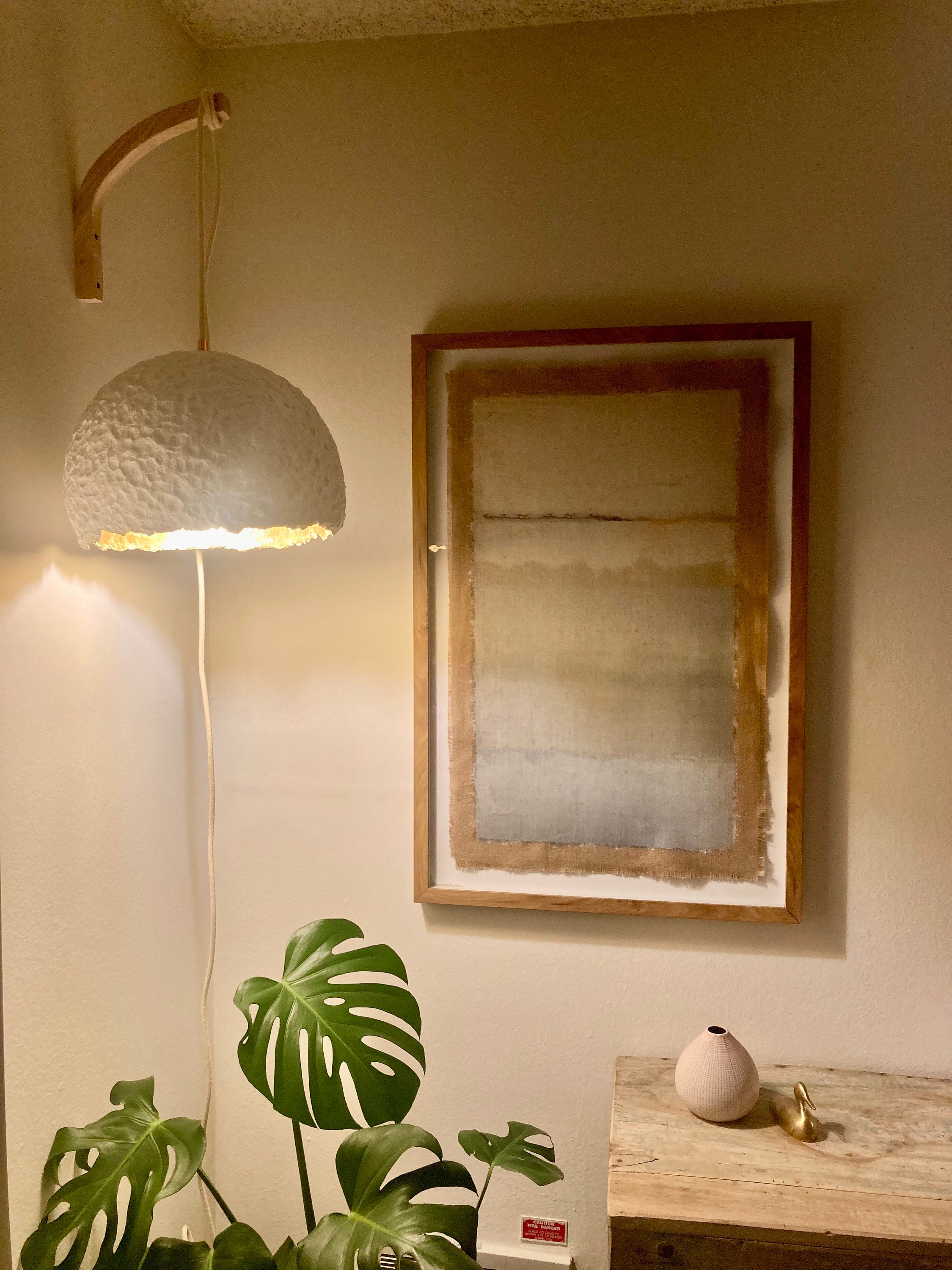 Custom Made Paper Mache Lamp Shade - Etsy