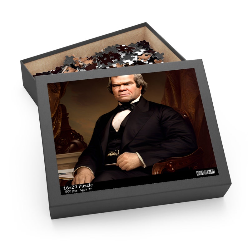 Piecing Together History: Andrew Johnson Presidential Portrait Jigsaw ...
