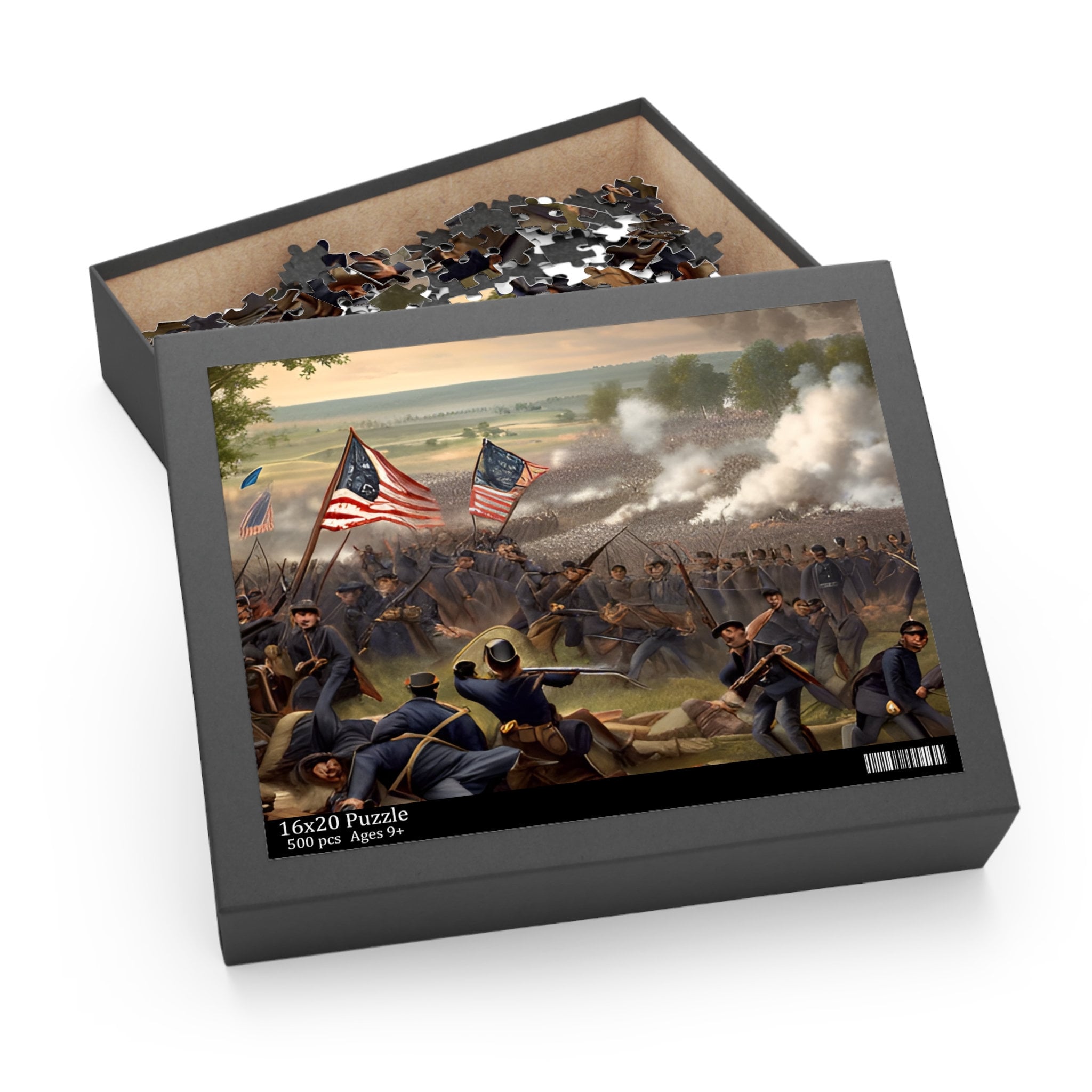 Canvas Clash: Gettysburg Jigsaw Puzzle - Etsy