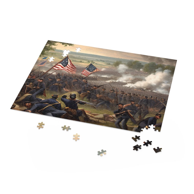 Canvas Clash: Gettysburg Jigsaw Puzzle - Etsy