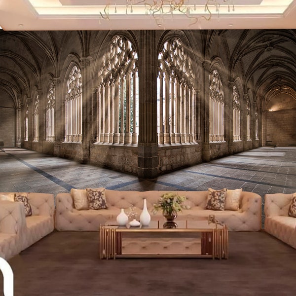 Gothic Wall Wallpaper - Etsy