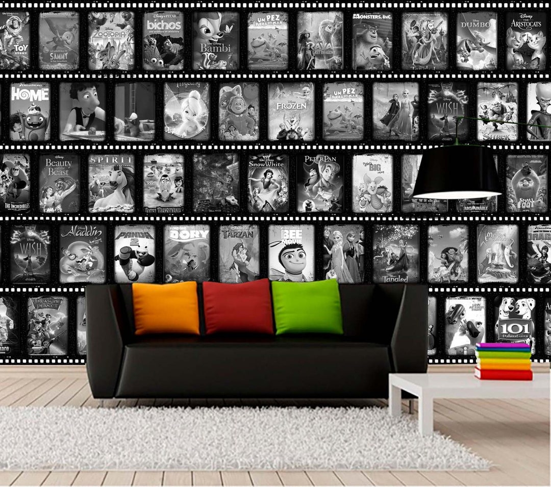 Fairytale Characters Wallpaper Cartoons for Kids Mural Aesthetic ...