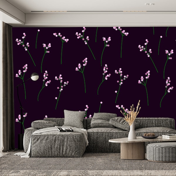Lilac Wall Mural - Etsy