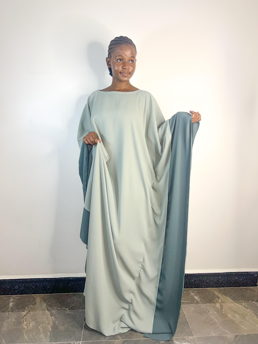 Grace Abaya Modest Kaftan Dress African Moo Moo, Baati, Mumu, Muumuu ...