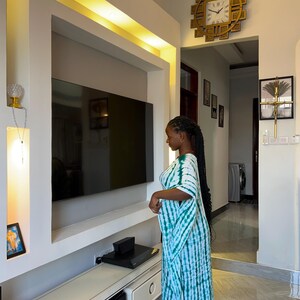 Norah Batik | Adire Dress | Kaftan Dress - Tie Dye African Moo Moo ...