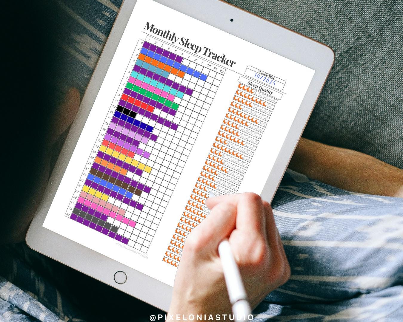 Monthly Sleep Tracker Printable | Sleep Log & Dream Journal | Sleep ...