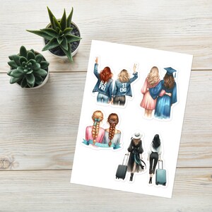 Me and My Best Friend Sticker Sheet - Girls United Friendship Stickers ...