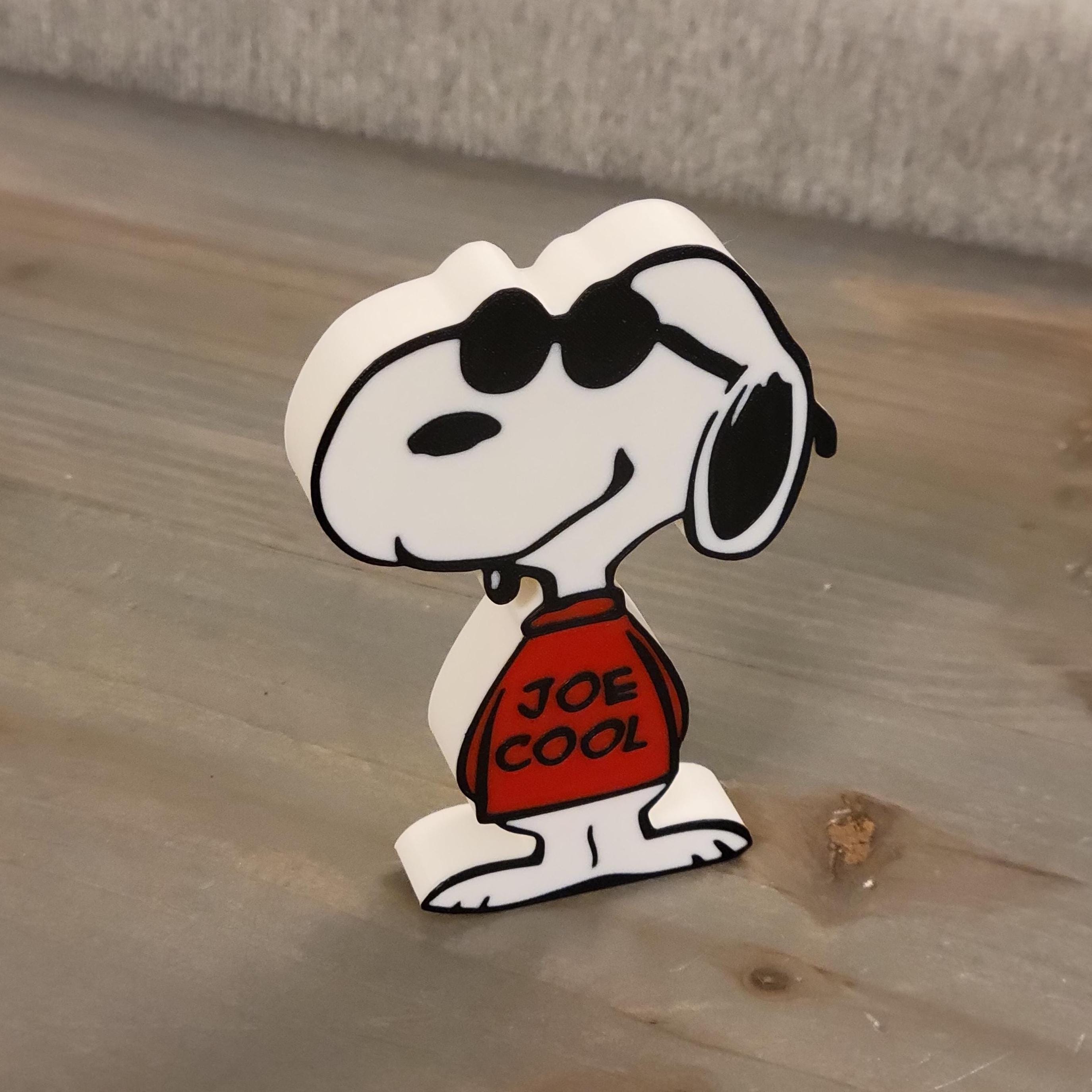 Snoopy Joe Cool 3D Desk Wall Decor Art peanuts - Etsy
