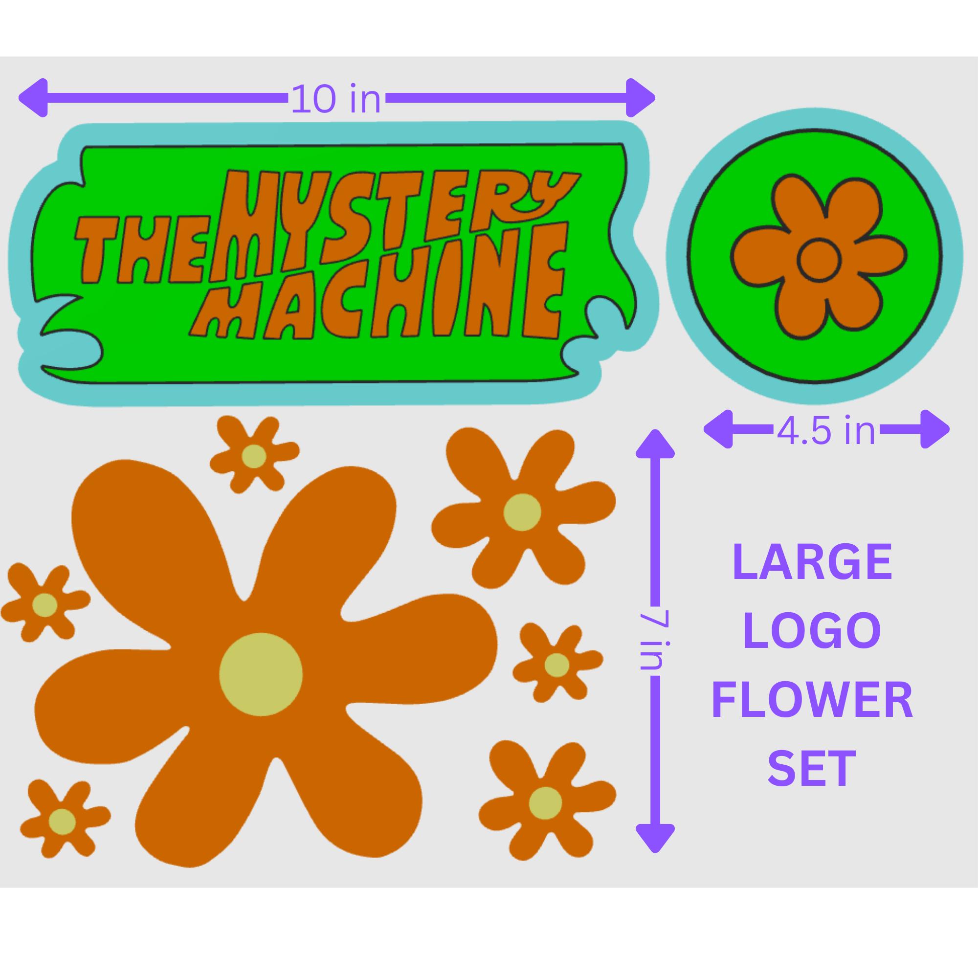 Scooby Doo Scooby Dum Mystery Machine Flowers 3D Wall Decor Fan Art ...