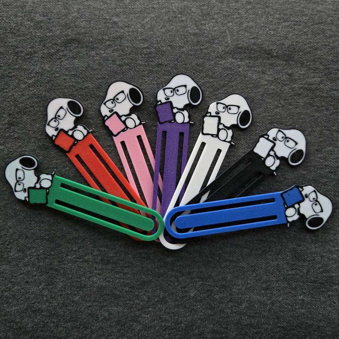 Snoopy With Glasses Reading Bookmark/accessories/planner/journal/gift ...