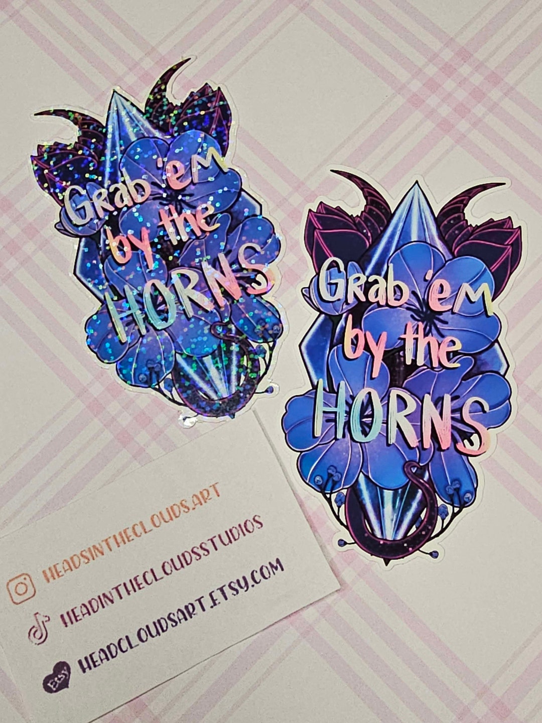 Monster Lover Horns Sticker - Etsy