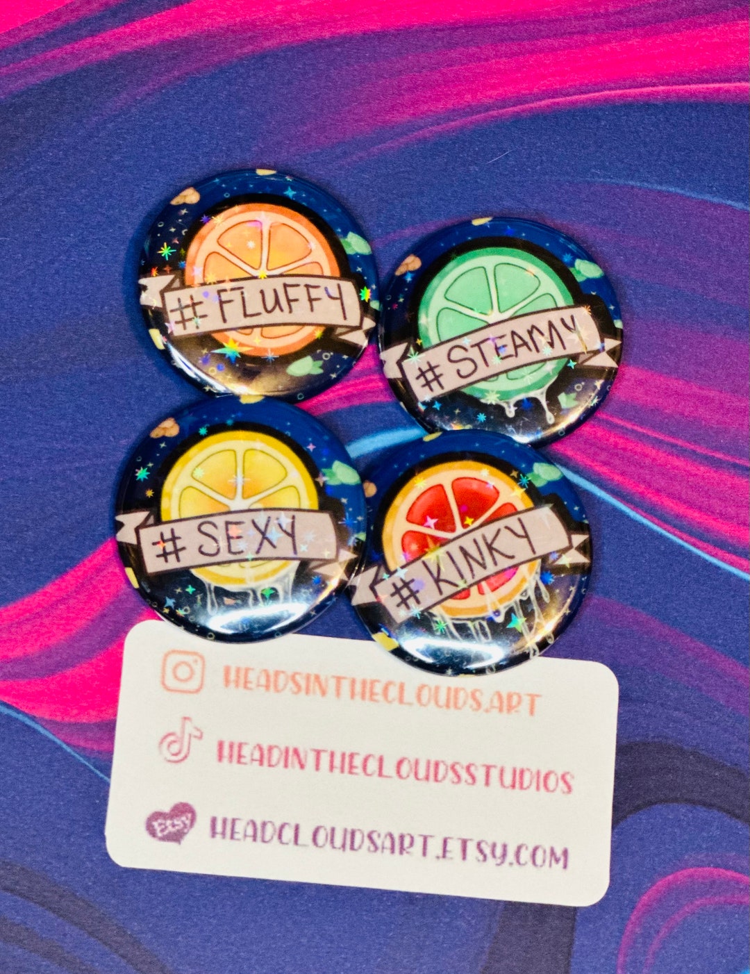 Ao3 Citrus Scale Buttons - Etsy