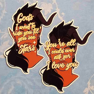 Baldur's Gate 3 Karlach Romance Sticker - Etsy