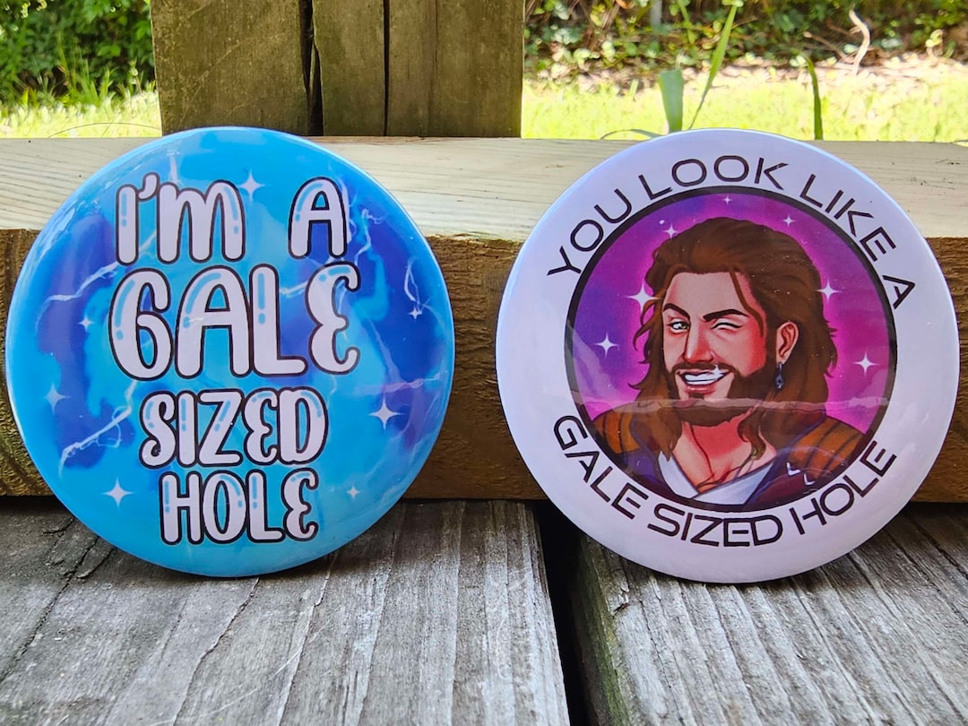 Baldur's Gate Gale Sized Hole Buttons - Etsy