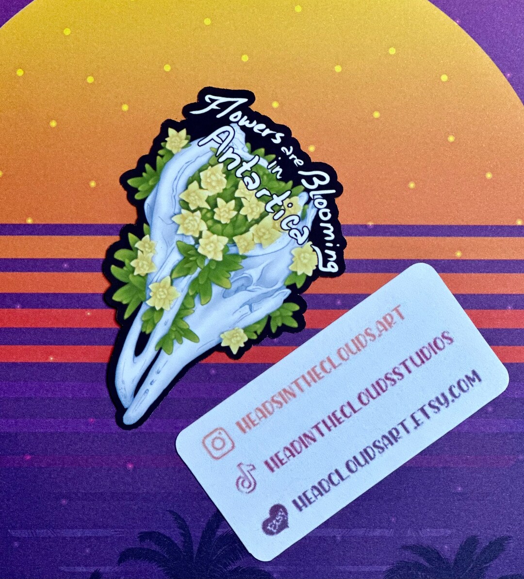 Flowers in Antarctica 3” Sticker - Etsy