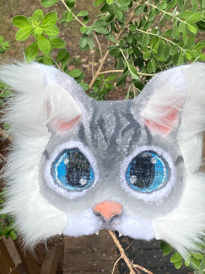 Gray Tabby Therian and Furry Mask - Etsy