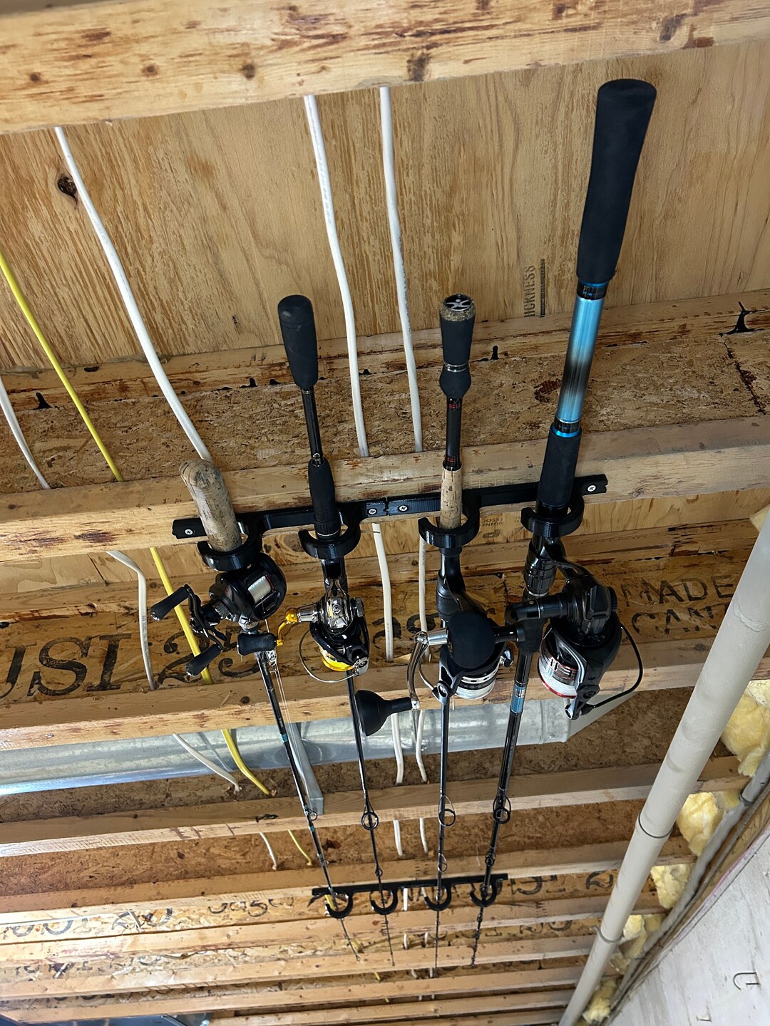 Ceiling Mounted Fishing Rod Racks - Etsy
