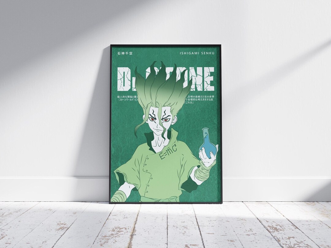 Dr. Stone Senku Poster 5 Sizes / Anime Art / Wall Decor / Printable ...