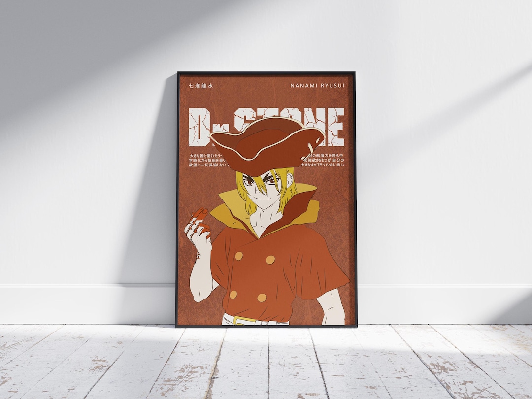 Dr. Stone Ryusui Poster 5 Sizes / Anime Art / Wall Decor / Printable ...