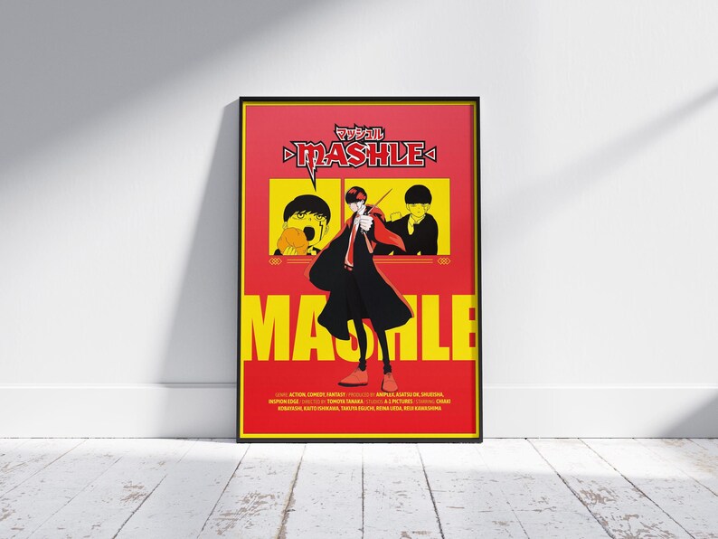 Muscles and Magic - Anime Parody Poster / Downloadable Poster / Wall ...
