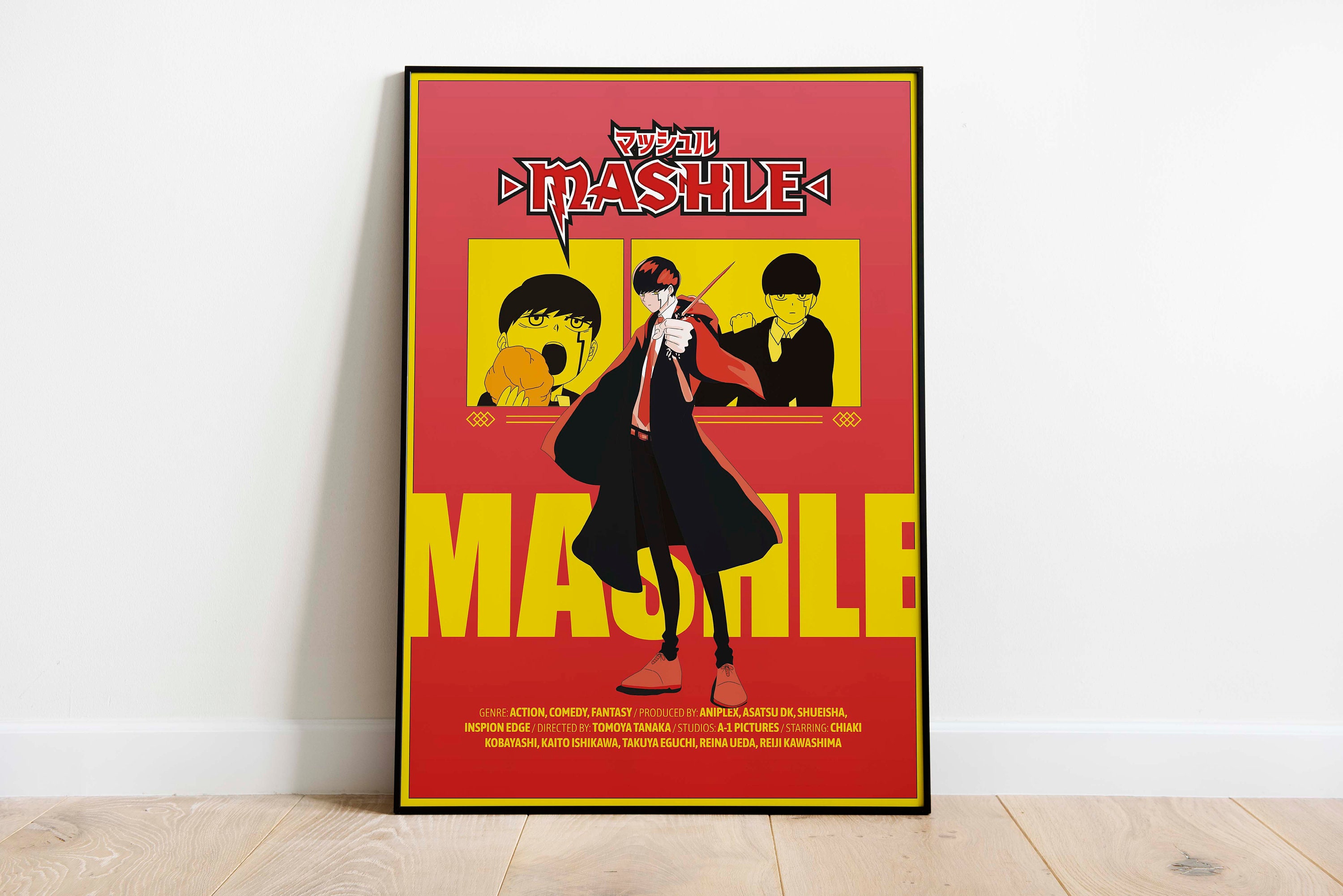 Muscles and Magic - Anime Parody Poster / Downloadable Poster / Wall ...